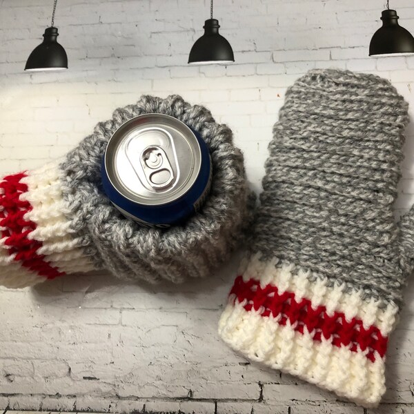Beer Mitten Crochet Pattern: Bonfire Buddy Drink Cozy (PDF Download) - Etsy