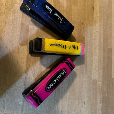 Personalized Staplerteacher Staplerpencil Staplerglitter Staplercute ...