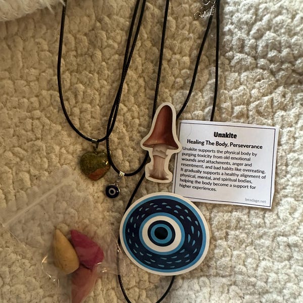 Evil Eye Heart Necklace/protection From the Evil Eye/heart Shaped Evil ...