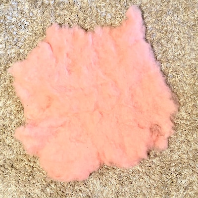 Needle Felting Maori Wool Batt / FB12 Powder Puff Maori Wool Fluffy ...