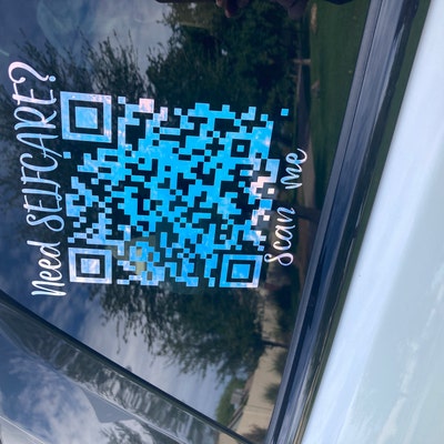 Design Your Own QR Code Design Your Own Window Sticker - Etsy
