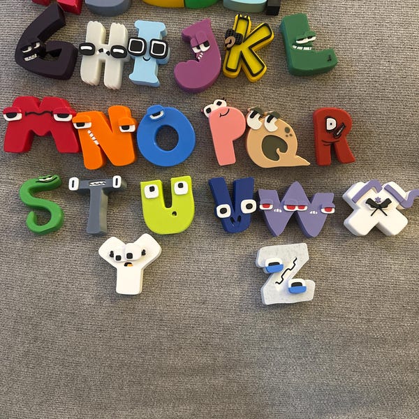 Full Set A-Z of UPPERCASE Alphabet Letters - Etsy