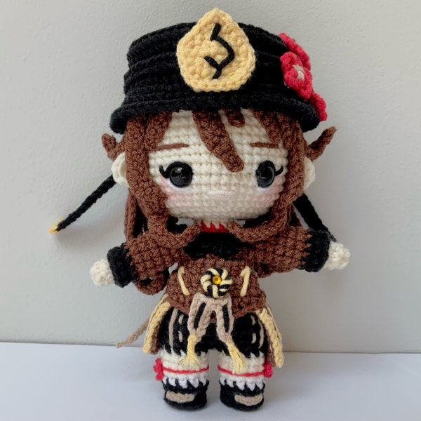 Crochet PDF Pattern: "hu Tao & Boo Tao" Chibi Amigurumi - Etsy