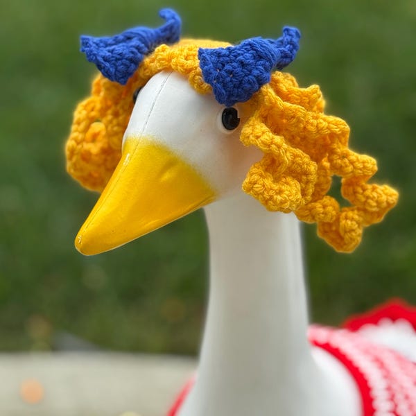 Big-23” Snappy Goose Wig Crochet Pattern - Etsy