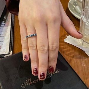 Natural Tanzanite Jewelry Set Genuine Tanzanite Ring - Etsy