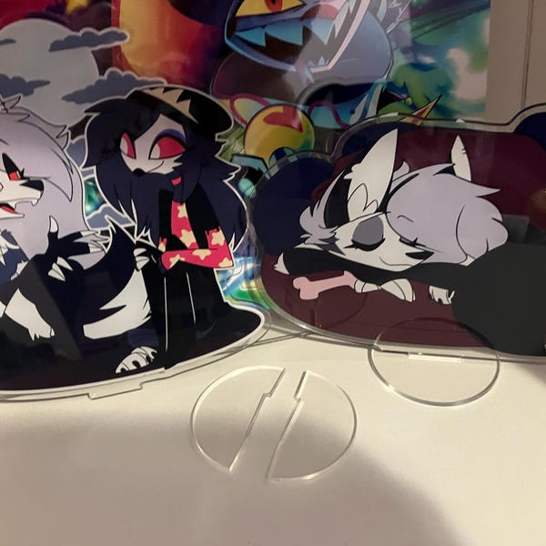 Helluva Boss Loona and Octavia Acrylic Standee - Fanart - Etsy