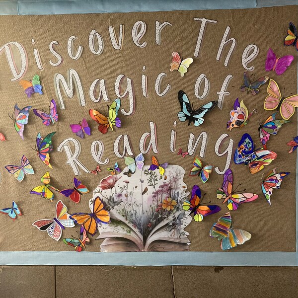 BOHO FARMHOUSE Classroom Door Display, Customizable Display, Classroom ...