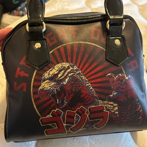 Godzilla Backpack Bag Japan Bags Handbag Gojira Kaiju Sci-fi Print ...