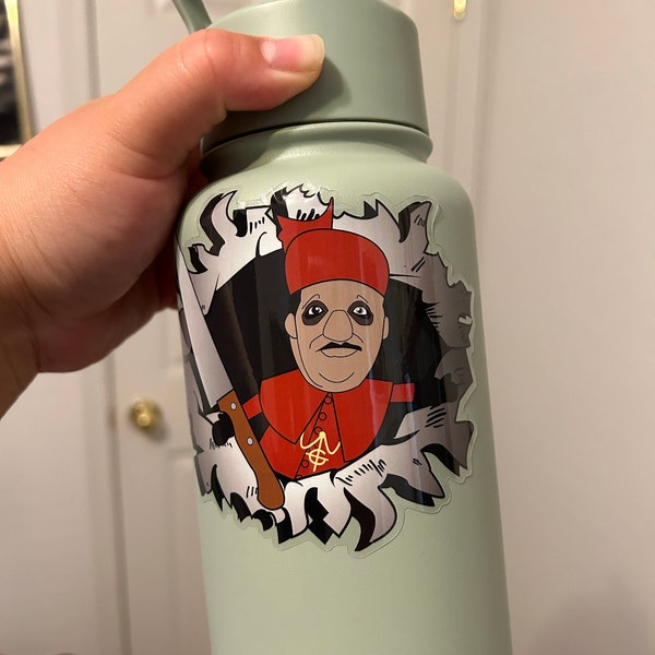 Cardinal Copia Band Ghost Plushia Knife Vinyl Glossy Bumper Sticker ...