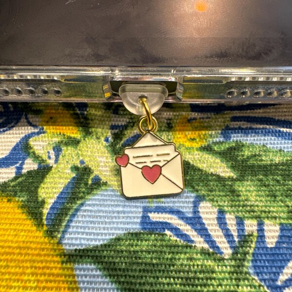 Rose Heart Kindle Charm USB-C Dust Plug Kindle Accessories Bibliophile ...