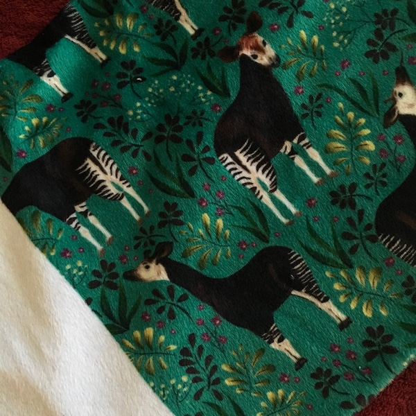 Animalier Safari Okapi Fabric - Okapi Animalier by Artypeaches ...