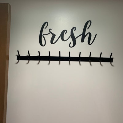 Metal Fresh Sign Fresh Sign Metal Word Art Sign Metal Home - Etsy