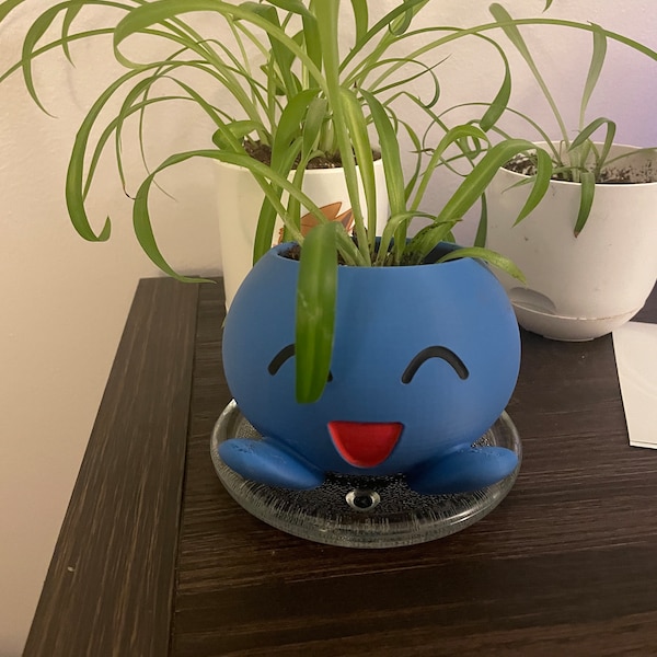 Pokemon Oddish Planters/ Nostalgia Planter/ Snake Plant/ Happy Face ...