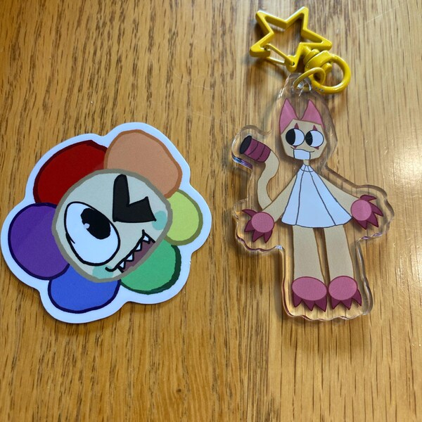 Scraps Keychain [dandy's World] - Etsy