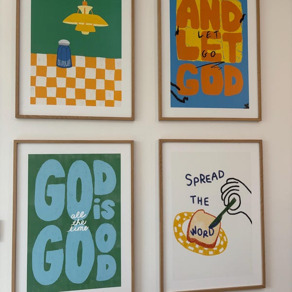 Aesthetic Christian Wall Art Corinthians Modern Bible Verse Art Print ...