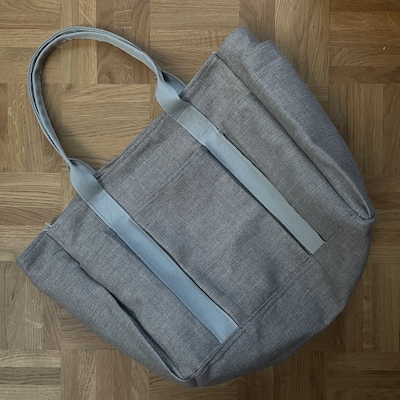 Multi-pocket Grocery Tote ONE SIZE Sewing Pattern Shopping Bag Pattern ...