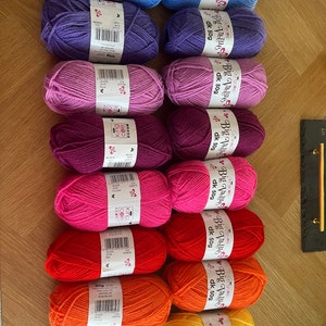 DMC Wooden Collectors Box Includes 1x Skein of All 500 - Etsy UK