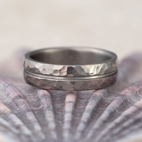 Meteorite Ring, Dinosaur Bone Ring, Triceratops Ring, Fossil Jewelry ...