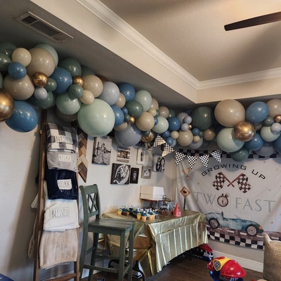 Need for Speed DIY Balloon Garland Kit / Vintage Race Car Birthday ...