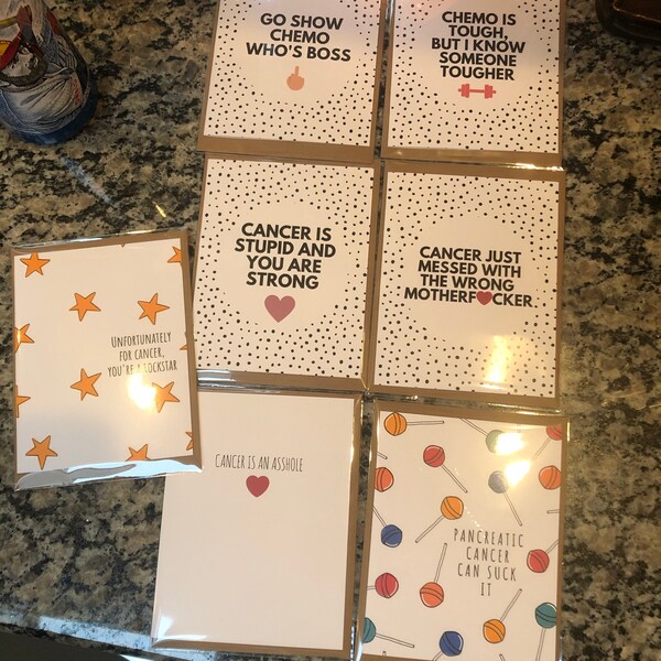 Chemo Card Chemotherapy Get Well Cancer Card for Her Breast Cancer Card ...