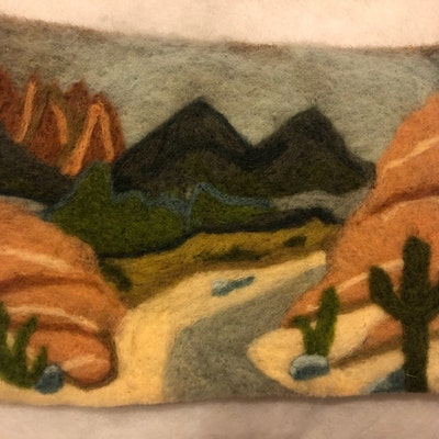 Desert Trail Needle Felting Kit Beginner Friendly Includes Video ...