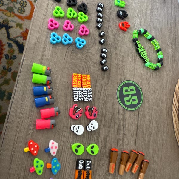 Letter O Beads | 3D Printed Colorful Alphabet Beads | Individual Vowel ...