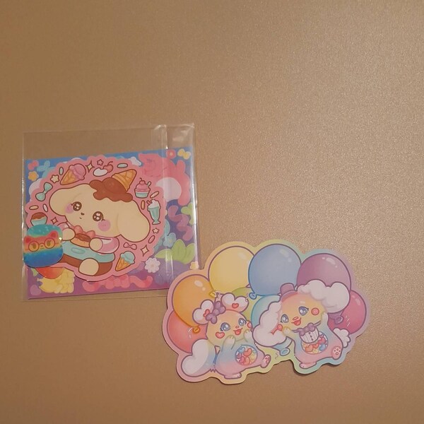 Gummy Pets Sticky Notes ~ Gummy Bear Candy Theme Stationery ~ Cat Face ...