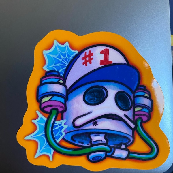 Smitty Werbenjagermanjensen 3" Spongebob Sticker | Waterproof Sticker ...