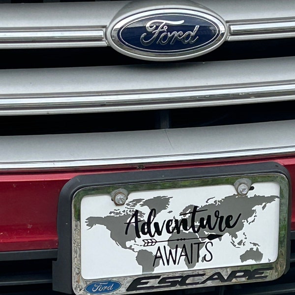 Lord of the Rings Inspired License Plate Middle-earth Car Tag - Etsy