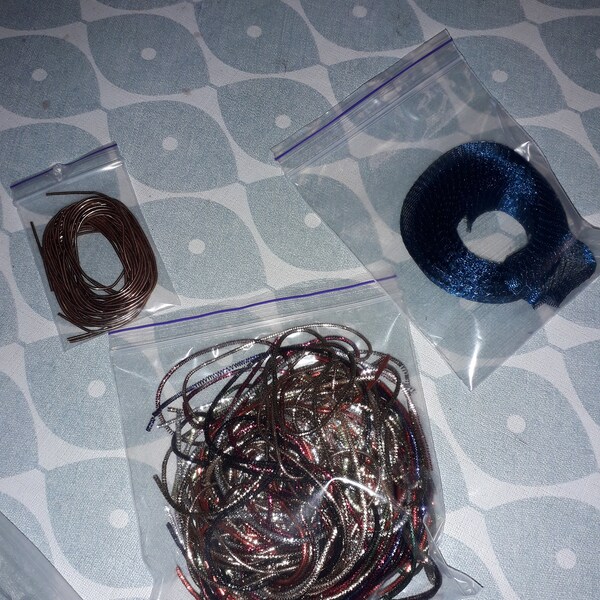 1-10 Meter Wire Mesh 12mm Crafting Material, Tubular Mesh Ribbon Mesh ...