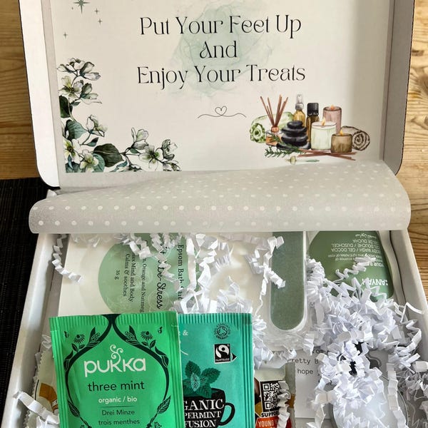 Pamper Gift Box for Her Teenage Tween Birthday Sleep Over Pamper Self ...