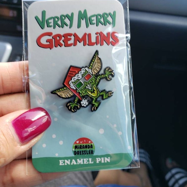 Christmas Gremlins Enamel Pin - Etsy