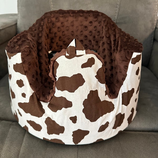 Custom Bumbo Seat Cover -200 Fabric Choices - Minky Bumbo Cover - Brown ...