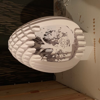 3D Birthday Popup Sphere Papercraft Template, Papercut SVG, Png Pdf ...