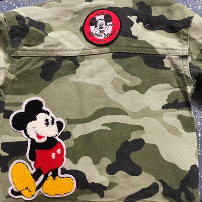 Mickey Mouse Patch, Disney Sewing Patch, Embroidery DIY Fabric Patches ...