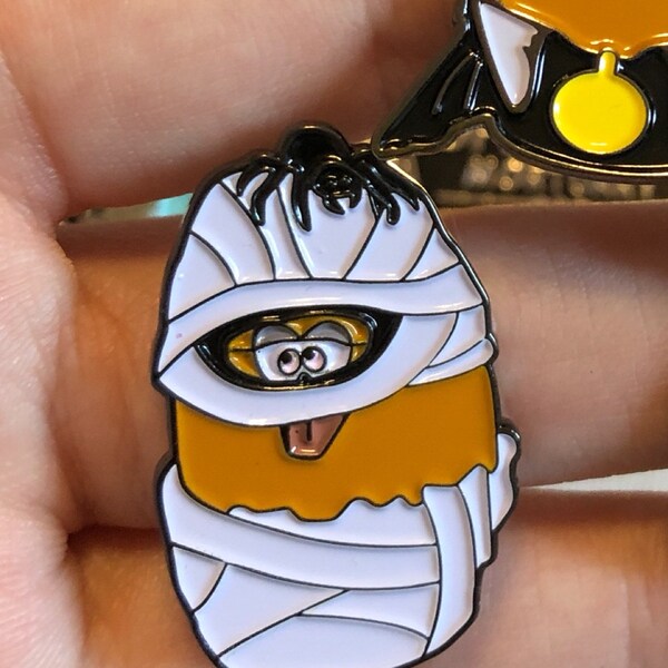 Mummy Halloween Mcnugget Enamel Pin - Etsy