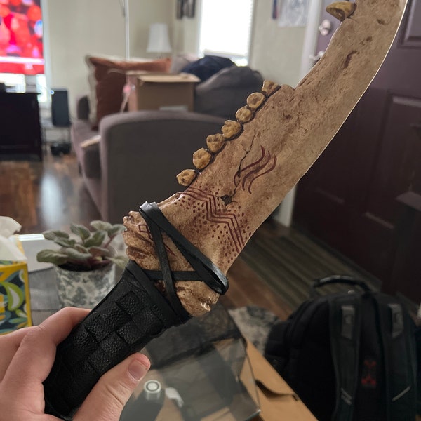 Screen Accurate Supernatural First Blade - REAL LEATHER- Cain's Knife ...