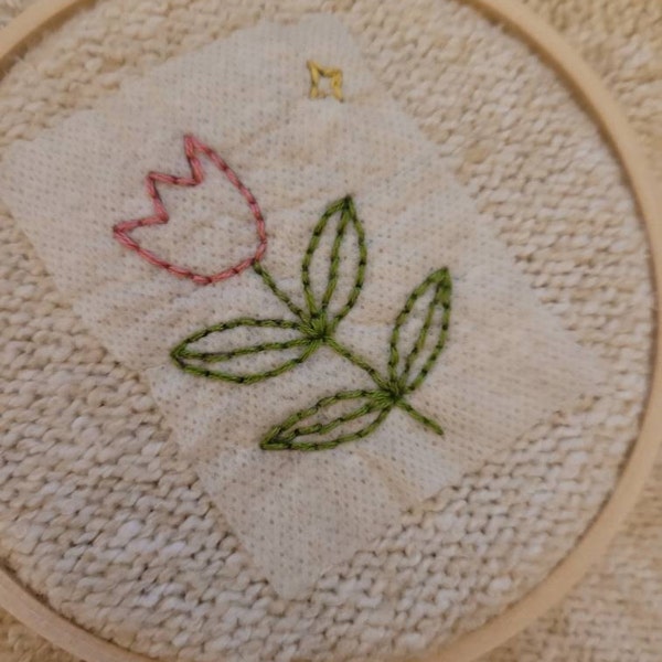 Polka Dot Begonia Embroidery PDF Pattern - Etsy