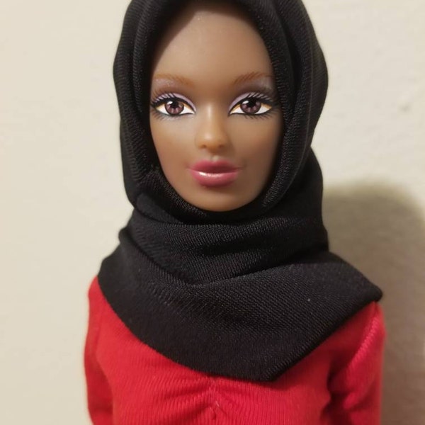 White Hijab Abaya Ihram Burqa Niqab Hajj Doll Outfit--comes With Prayer ...