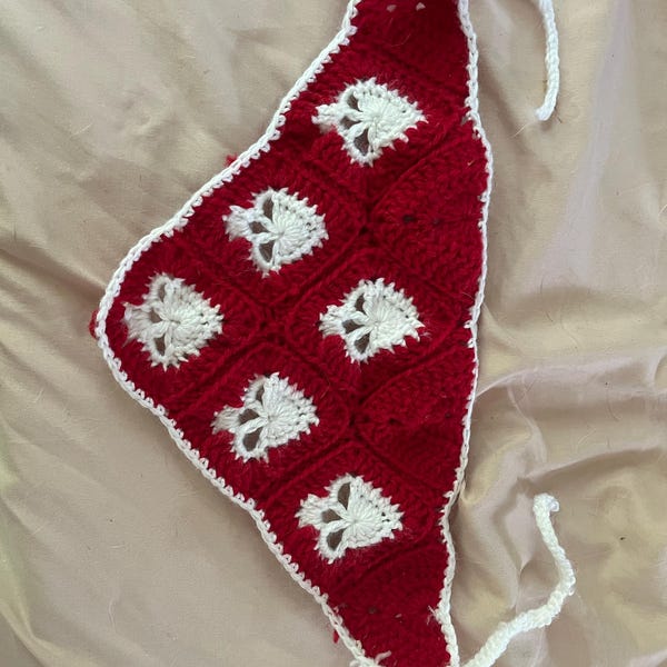 CROCHET PATTERN Skull Granny Square Bandana Crochet Pattern Easy ...