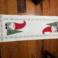 Quilted Table Runner Pattern, PDF Pattern for Snowman Table Topper ...