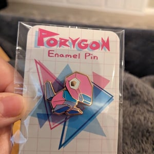 Porygon Glow-in-the-dark Hard Enamel Pin 1in. - Etsy
