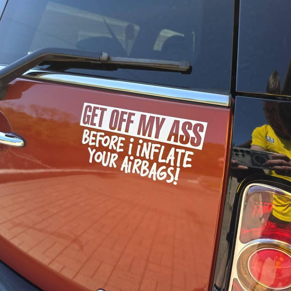 Static Funny Car Sticker - JDM RWD Drift Stance Lowered Hydo Air Bag ...