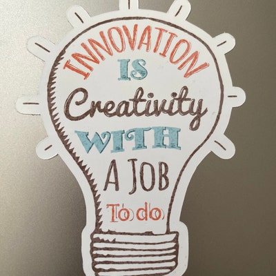 Innovation Sticker - Etsy