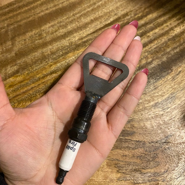 Handmade Spark Plug Bottle Opener – Car Guy, Mechanic, Unique Groomsmen ...