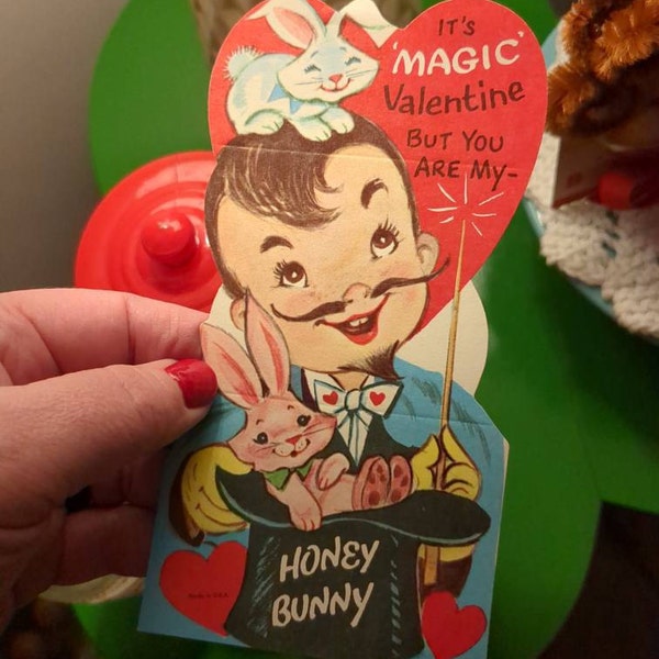 Scared Black Cat Witch Broom Black Cat & JOL Pumpkins Vintage 1940s ...