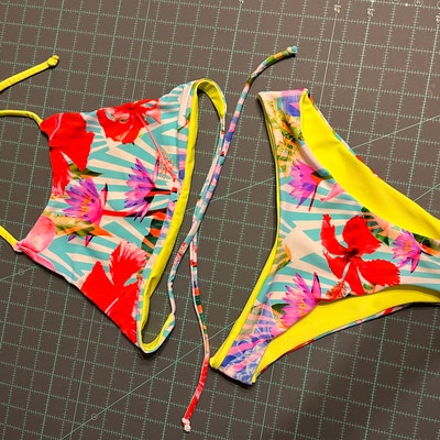 Swimsuit Pattern Reversible Bikini Bottoms Sewing Pattern PDF Sizes XS ...
