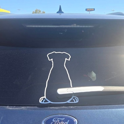Puppy Dog Windshield Wiper Di Cut Decal Home/laptop/computer/truck/car ...