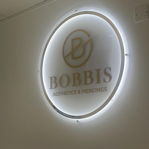 Custom Backlit Acrylic Sign | Acrylic Logo Sign | LED Business Sign ...