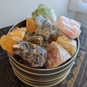 Mixed Calcite Rough Natural Premium Grade Stones: Choose - Etsy